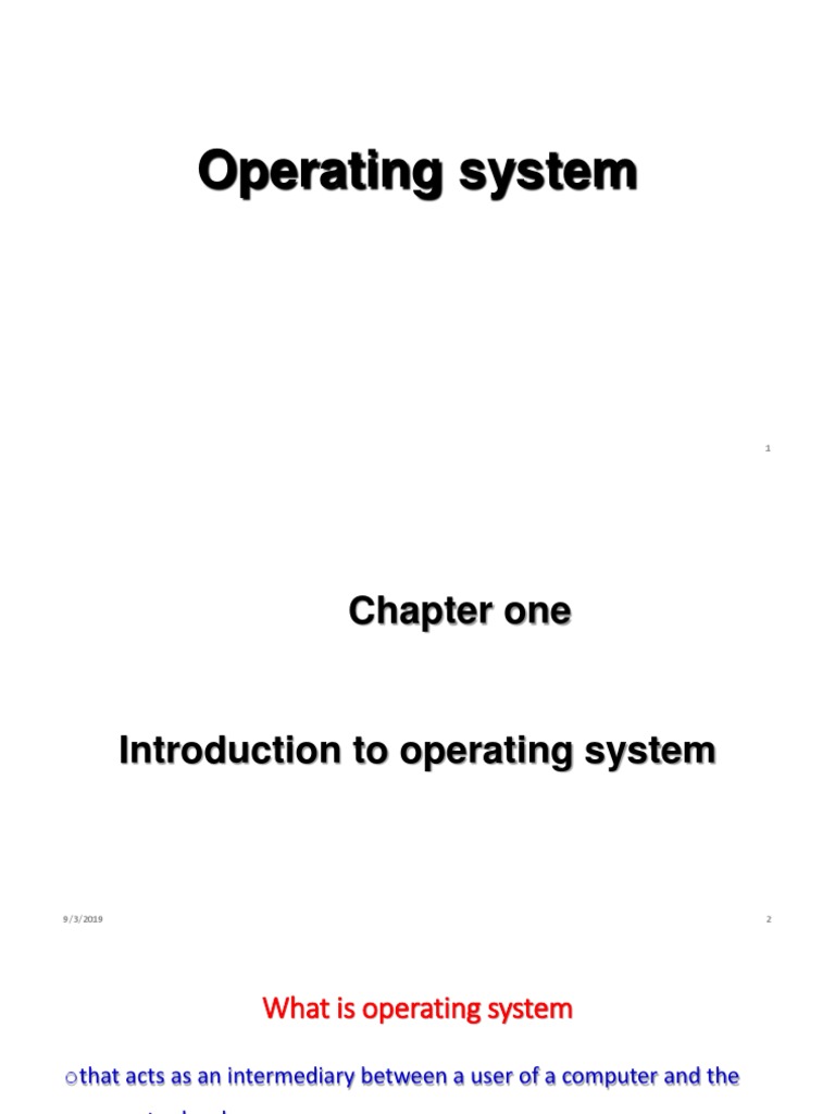 Operating System | PDF | Thread (Computing) | Process (Computing)