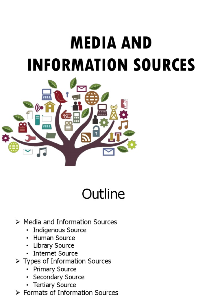 Lesson 5 Media Information Sources Pdf Internet Communication