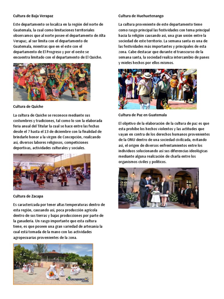 5 Culturas de Guatemala | PDF | Guatemala | Sociedad