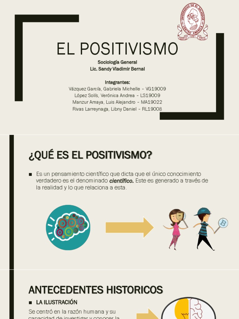 El Positivismo | PDF | Positivismo | Empirismo