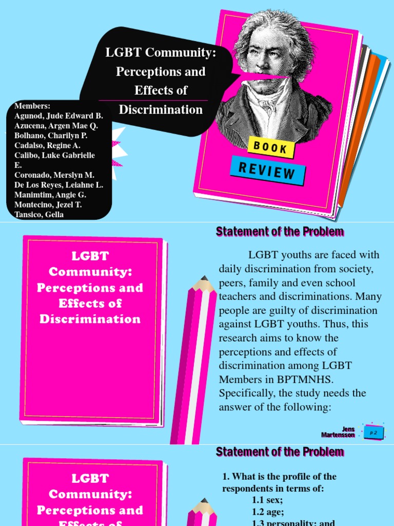 LGBT Community Final Najud | PDF | Homosexuality | Lgbt