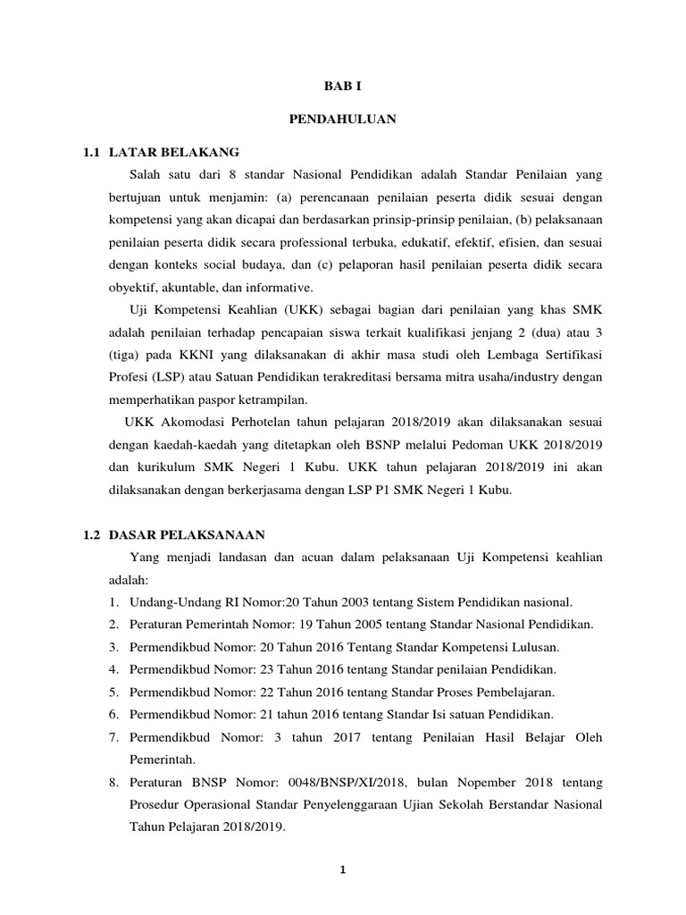 Laporan Ukk 2019 | PDF