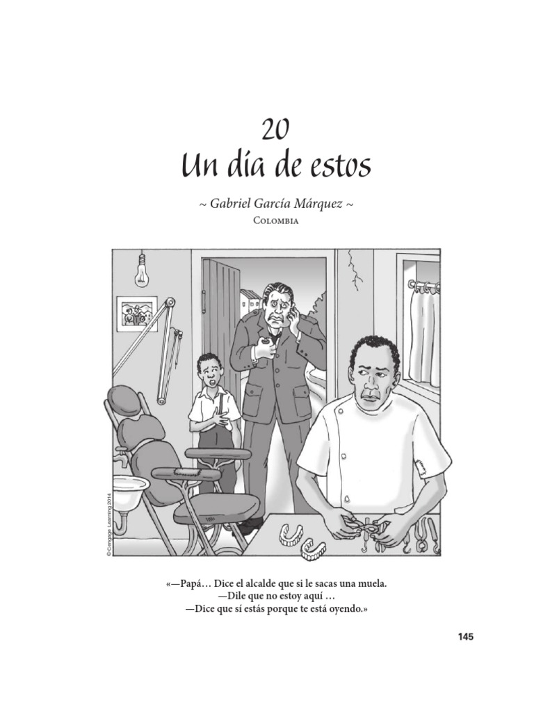 20-Un Día de Estos PDF | PDF | Cuentos | Narrativa