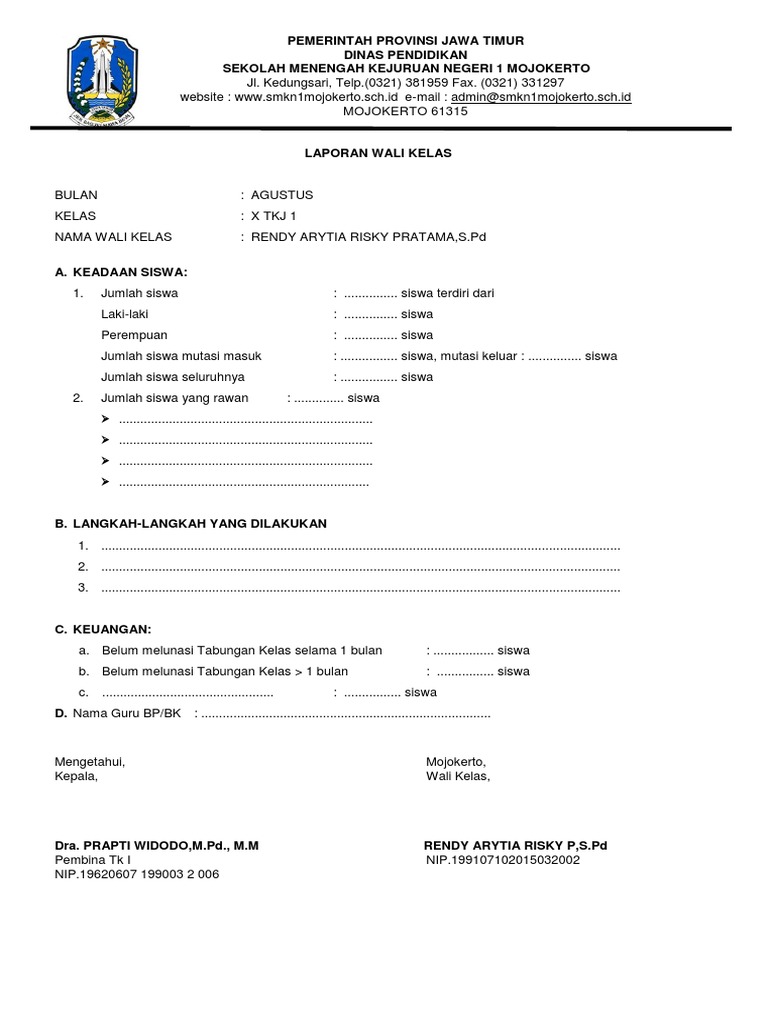 Lap Walas X TKJ 1 | PDF