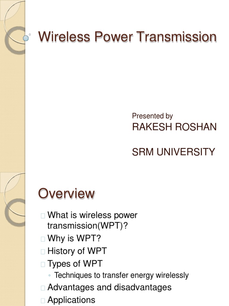 Wireless Power Transmission | PDF | Inductor | Inductance