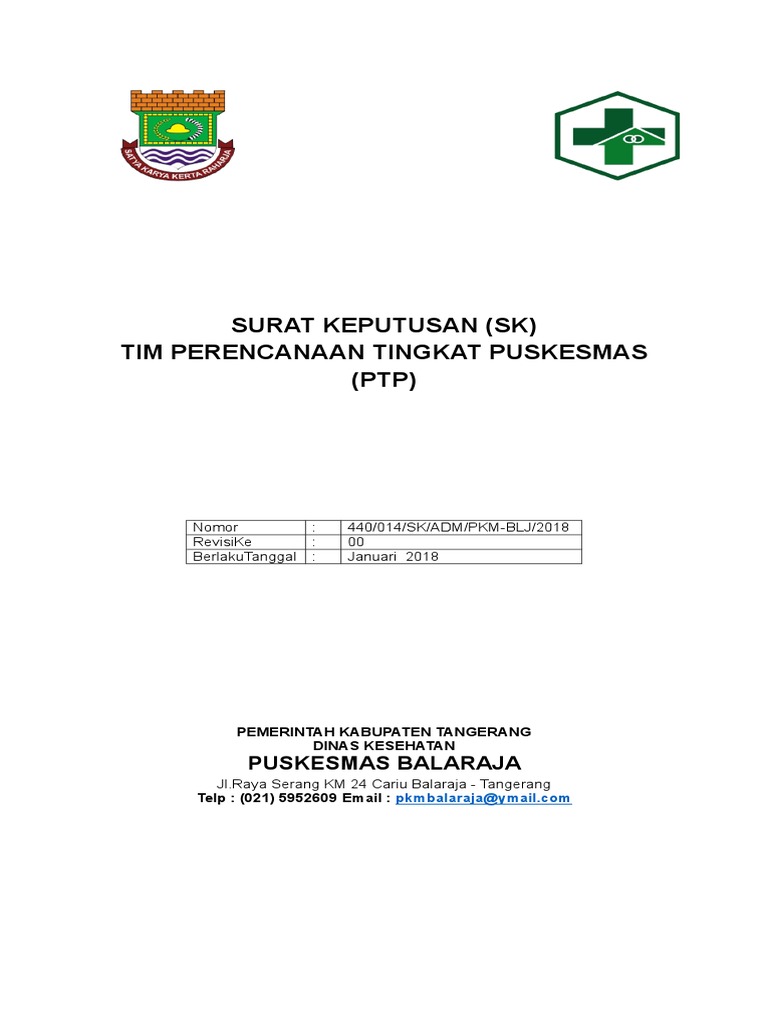 SK Tim PTP Balaraja | PDF