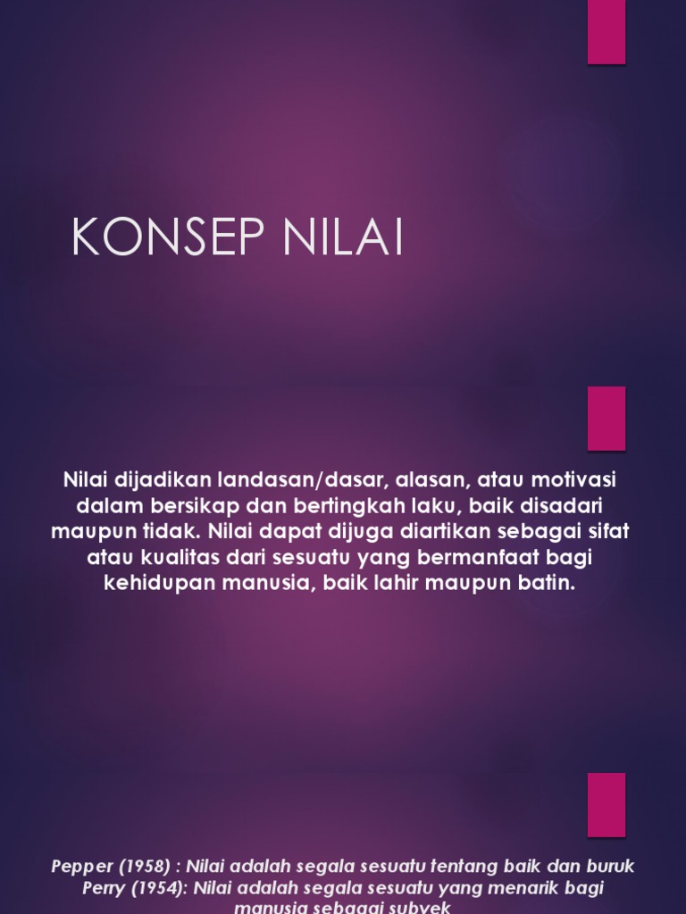 Pert. 2 KONSEP NILAI | PDF