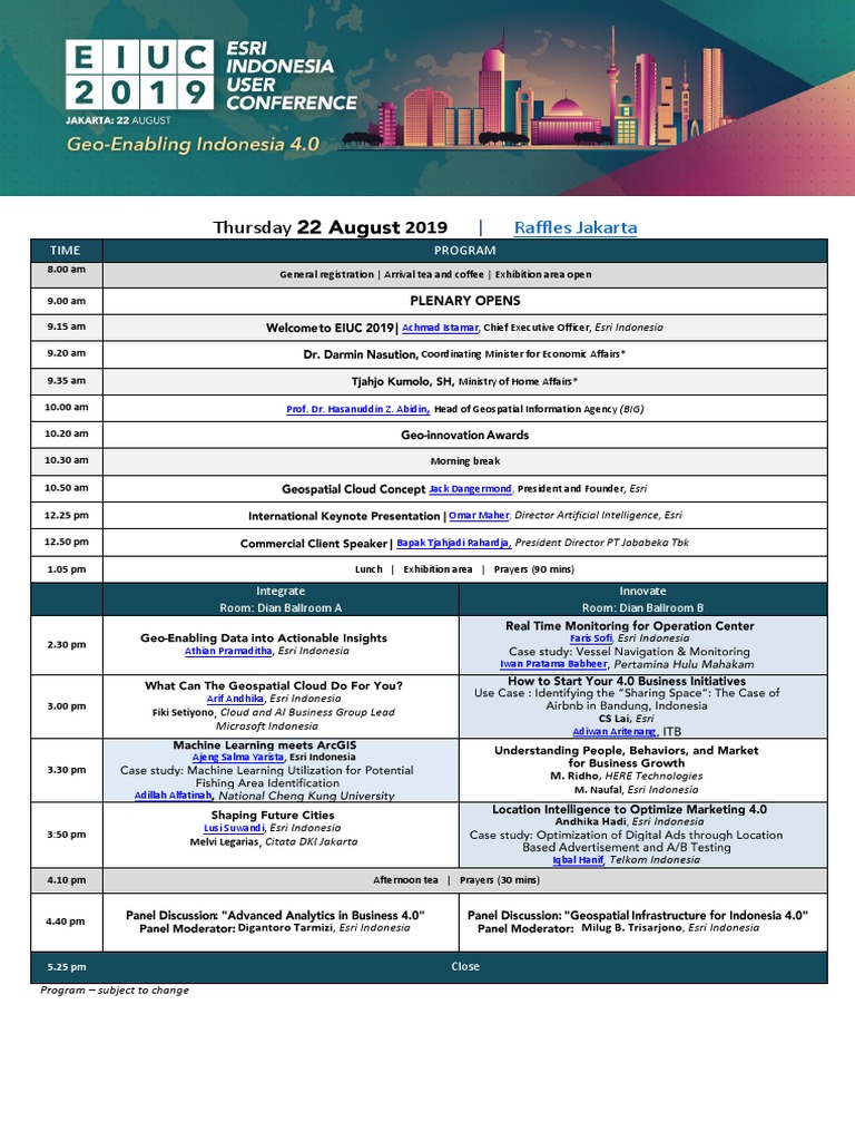 EIUC Preliminary Program | PDF | Business