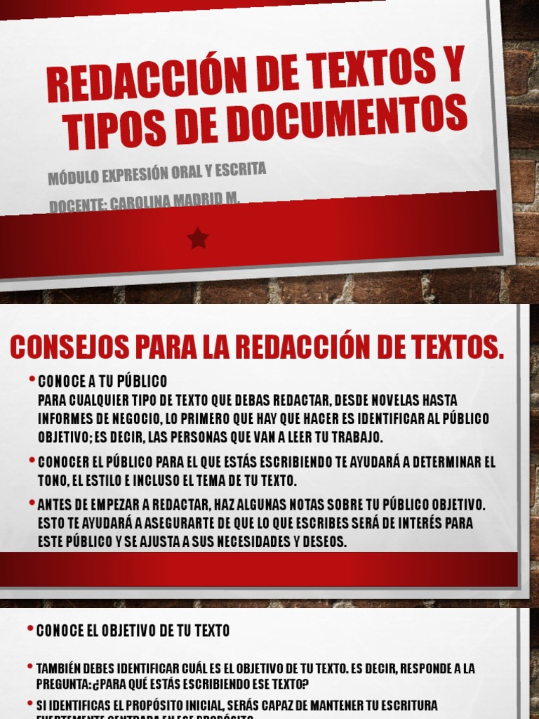 Redacción de Textos y Tipos de Documentos | PDF | Factura | Cheque