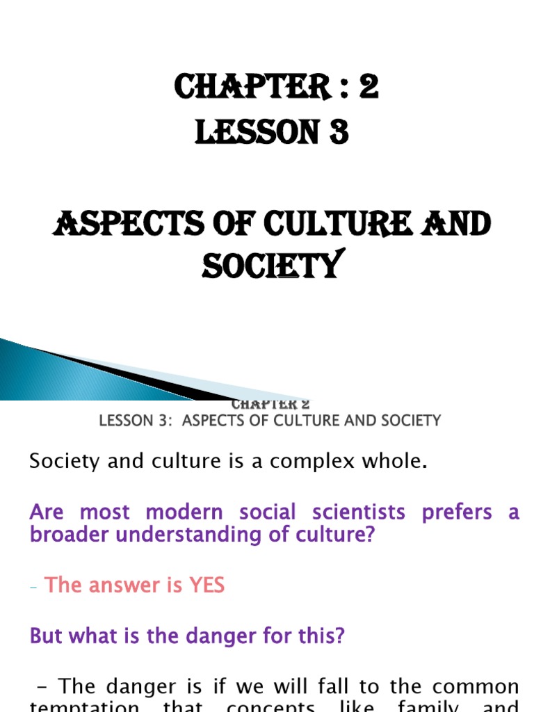 Understanding Culture: Key Aspects Explained | PDF | Ethnic Groups ...