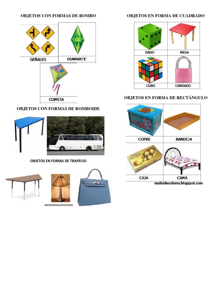 Objetos Con Formas de Rombo | PDF