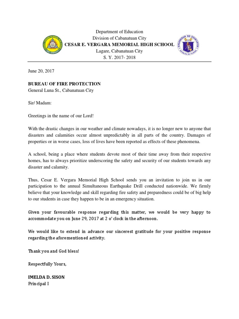 Letter For BFP | PDF