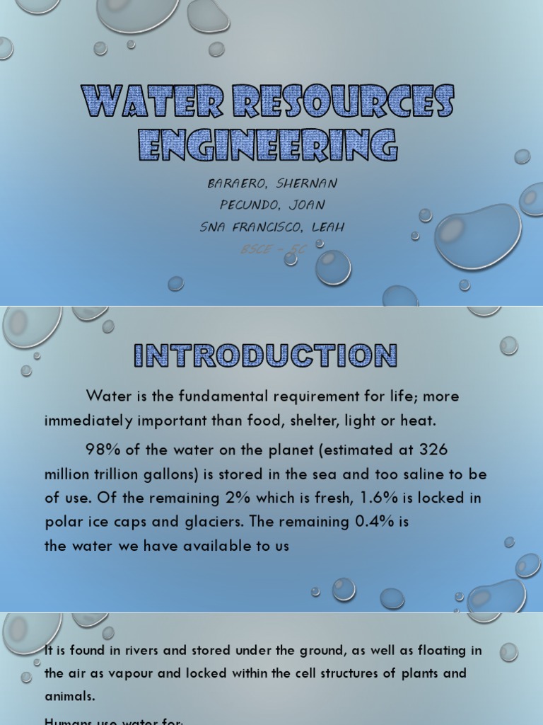 Water Resources Engineering | PDF | Hydrology | Water Resources