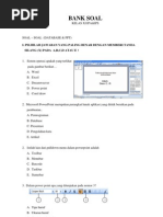 Soal Ujk Pelatihan BLK Practical Office | PDF