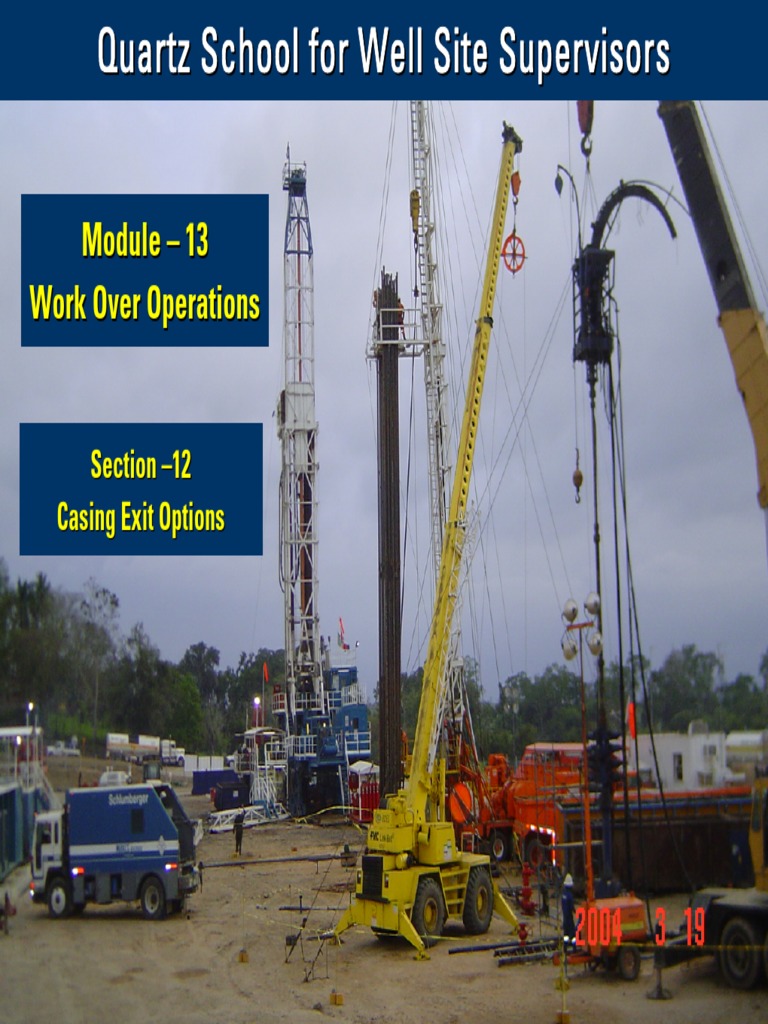 12 Casing Exit Options | PDF | Casing (Borehole) | Geotechnical Engineering