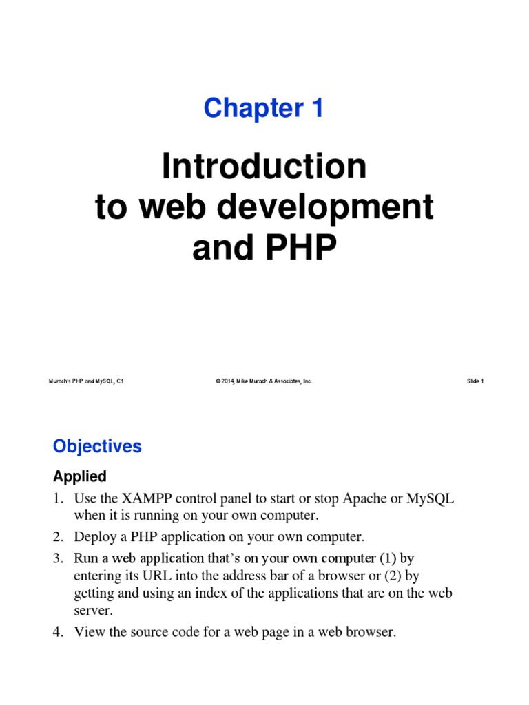 Chapter 01 | PDF | Web Server | Internet & Web