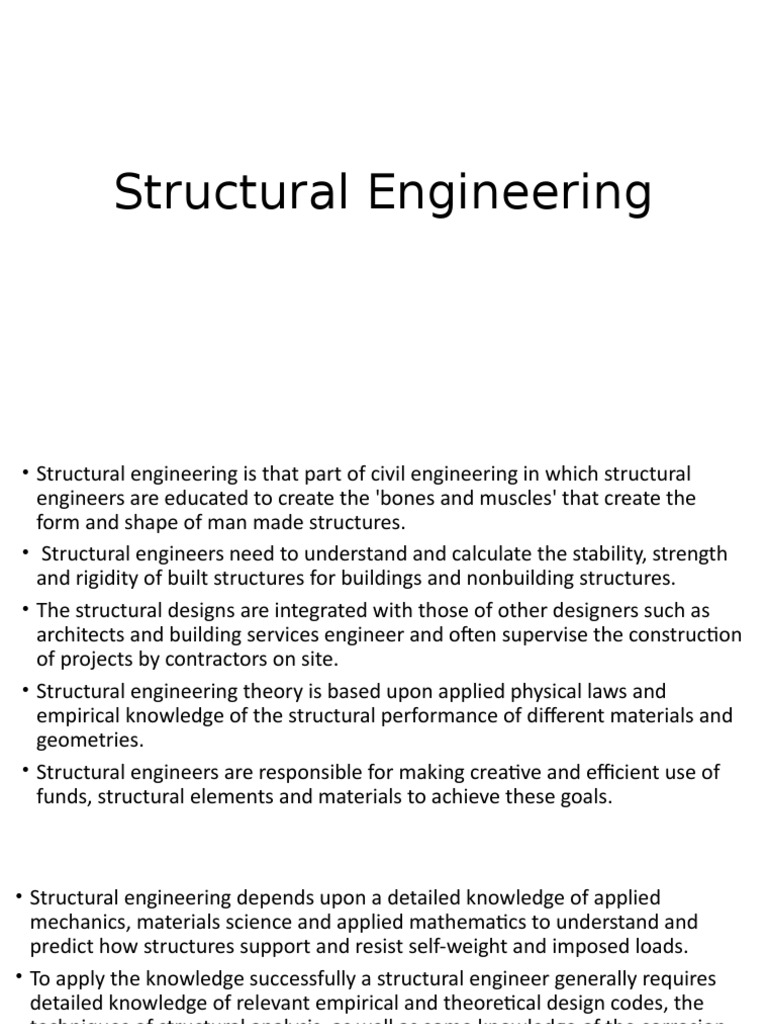 Structural Engineering | PDF | Structural Engineering | Economic Sectors