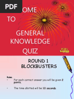 50 General Knowledge Quiz Questions and Answers - Kwizzbit PDF | PDF