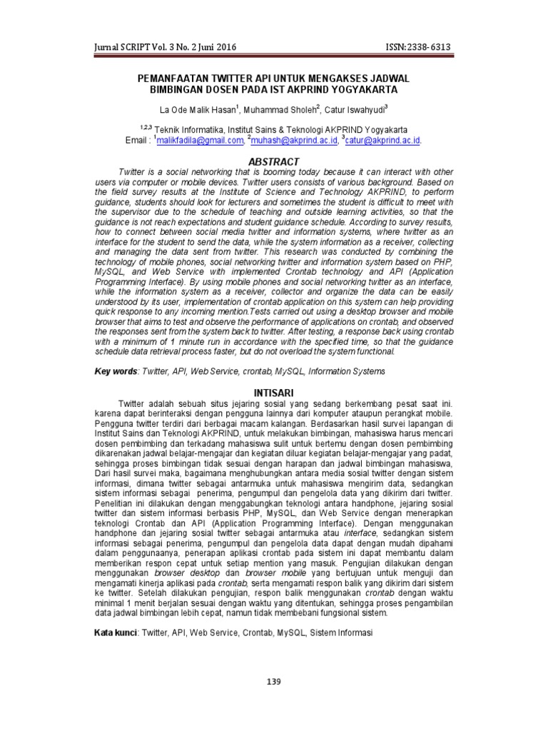 Pengertian API | Download Free PDF | Application Programming Interface | Databases