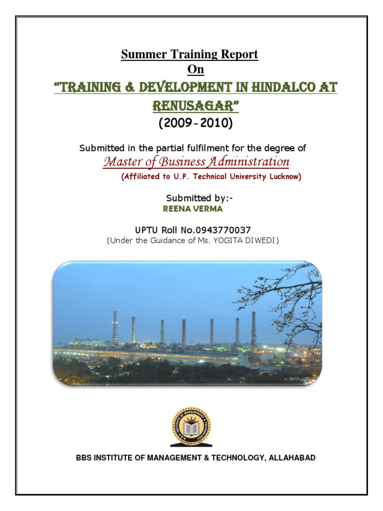 Training and Development HR HINDALCO PDF | PDF | Business | Nature