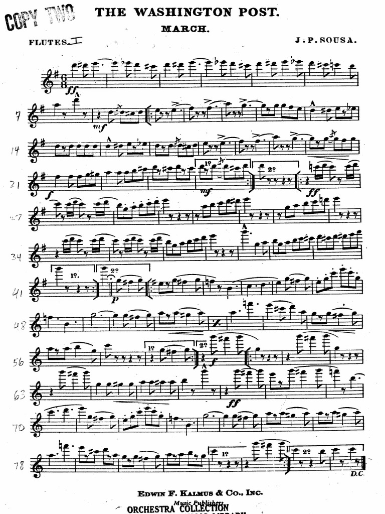 Sousa, John-Philip - Washington Post March - Set | PDF