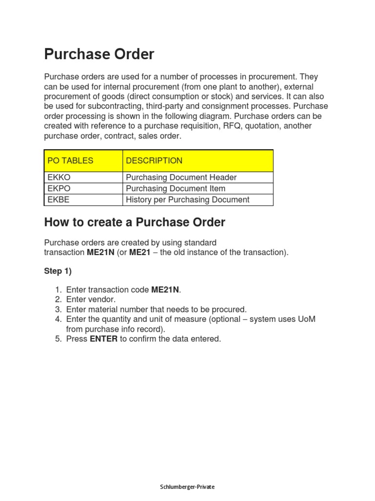 Purchase Order & Types | PDF | Invoice | Supply Chain Management