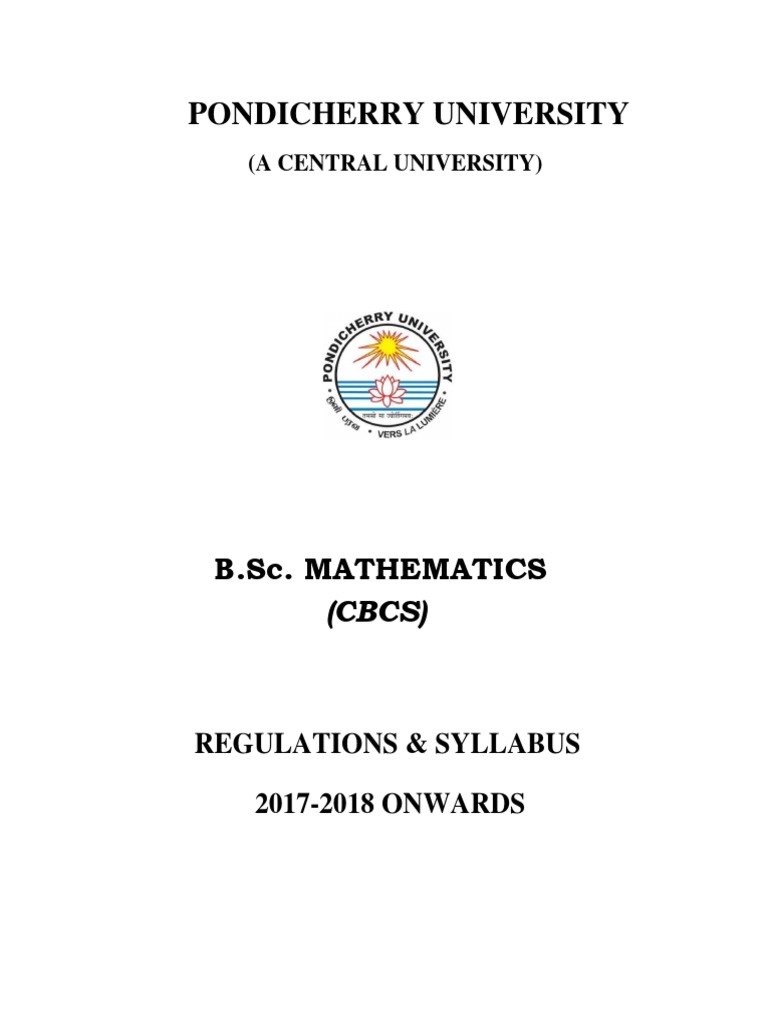 B Sc-Maths PDF | PDF | Sequence | Teaching Mathematics