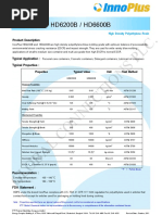 Etilinas Petlin LDPE N125Y Data Sheet | PDF | Polyethylene | Materials