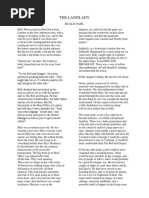 The Landlady - by Roald Dahl | PDF