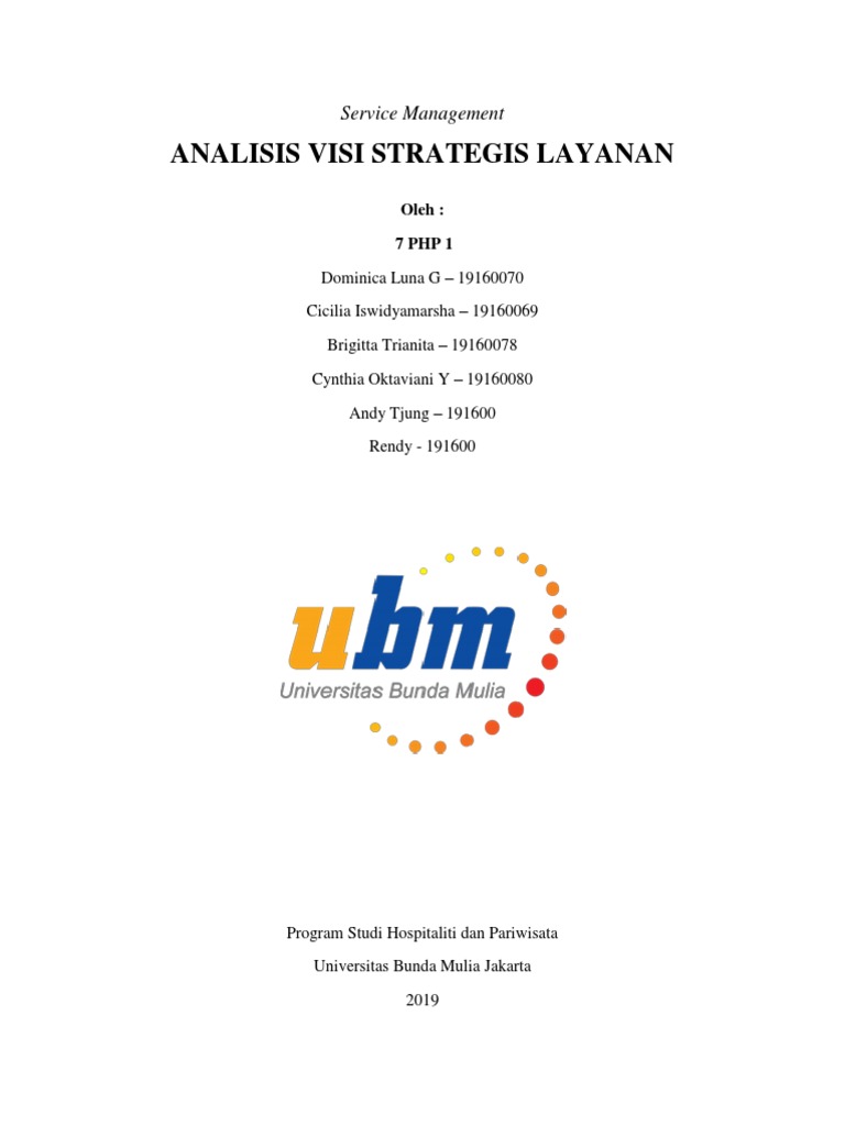 69365-Service Management Tugas Analisis | PDF