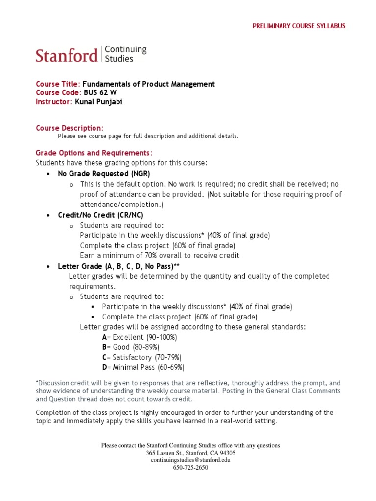 Fundamentals of Product Management Syllabus | PDF | Scrum (Software ...