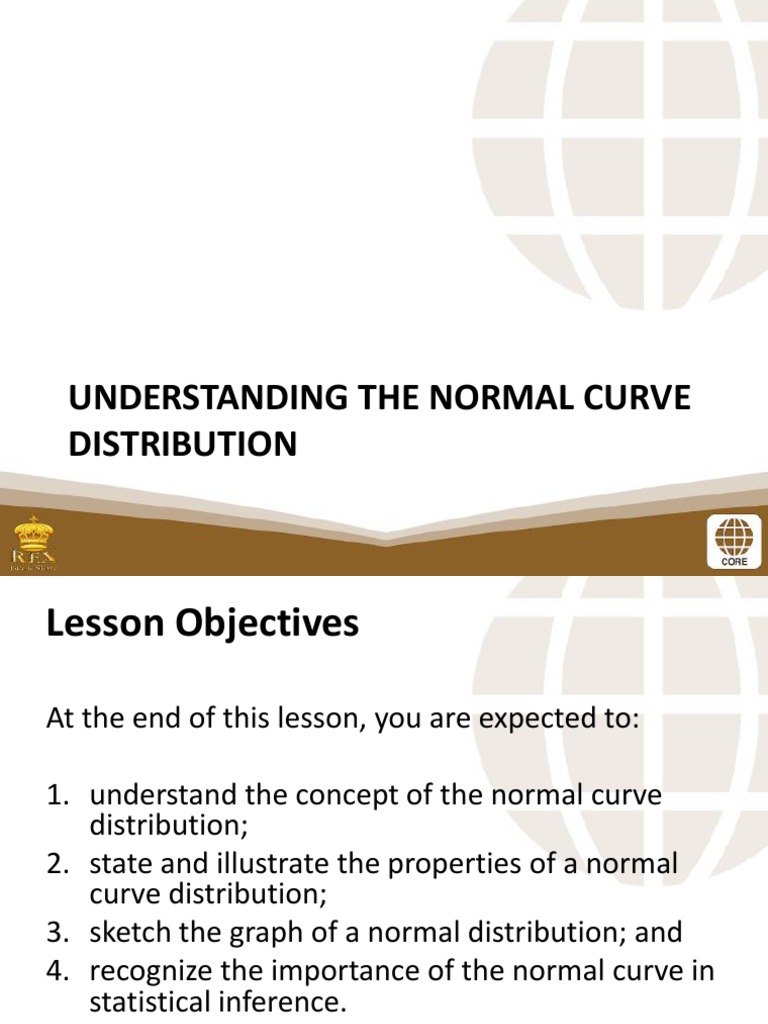 Understanding The Normal Curve Distribution | PDF | Normal Distribution ...