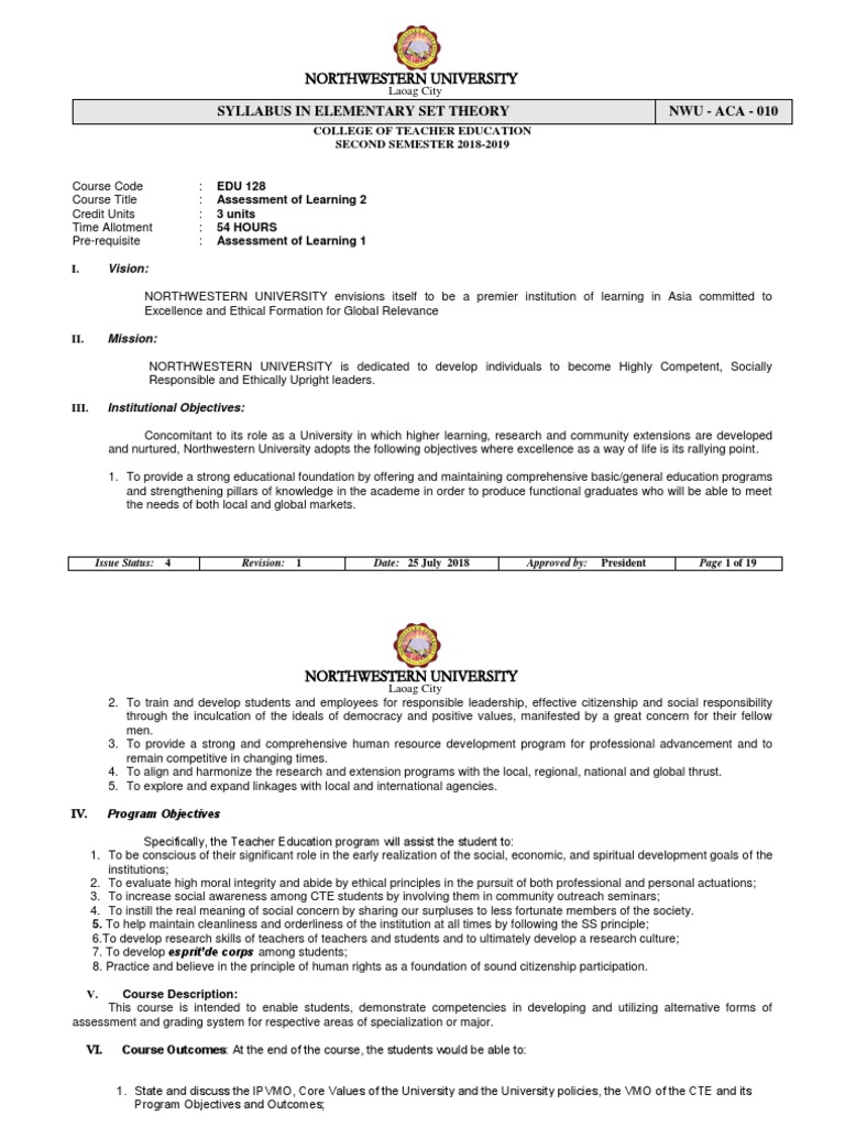 Assessment of Student Learning 2 FINAL | PDF | Educational Assessment ...