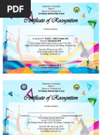Certificate INTRAMS | PDF