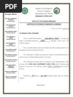 Solo Parent Certification Example | PDF | Lifestyle