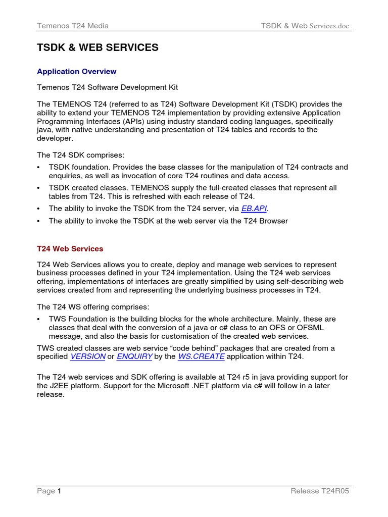 TWS | PDF | Application Programming Interface | Web Service
