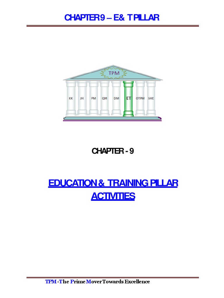 E & Tpillar: Education & Training Pillar Activities | PDF | Business