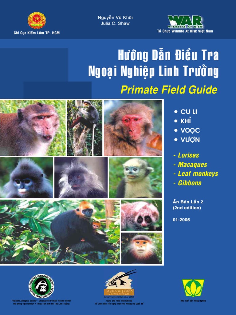 Primate Field Guide: An Illustrated Guide to the Non-Human Primates of ...