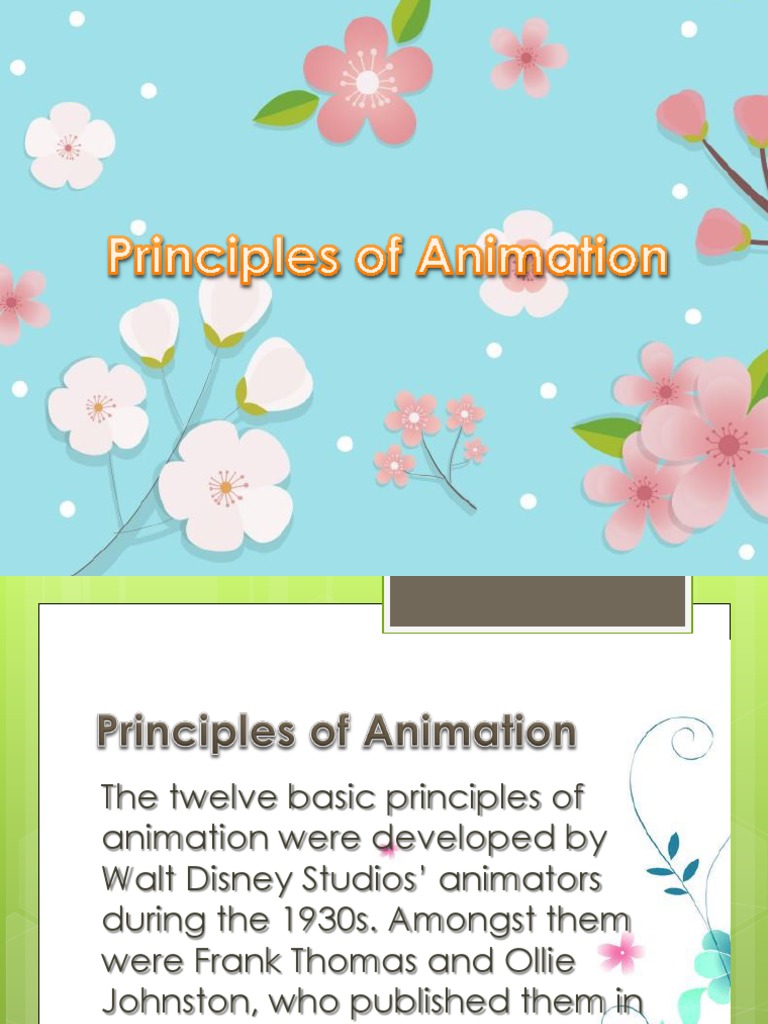 12 Principles of Animation | PDF | Animation | Drawing