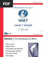 WSET Level 1 Wine Workbook | PDF