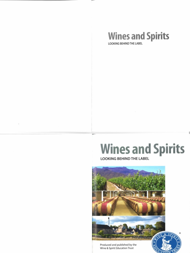 Wines and Spirits | PDF
