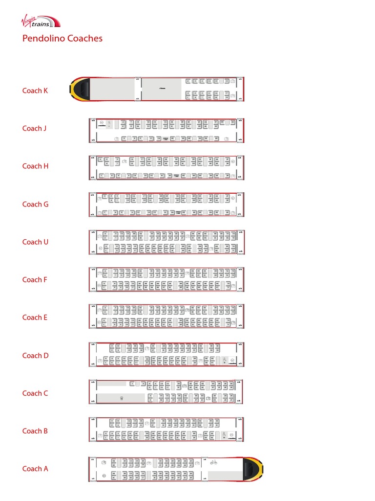Virgin Seating | PDF | Rail Transport | Rolling Stock