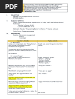 English Semi-Detailed Lesson Plan (Adjectives As Describing Words ...