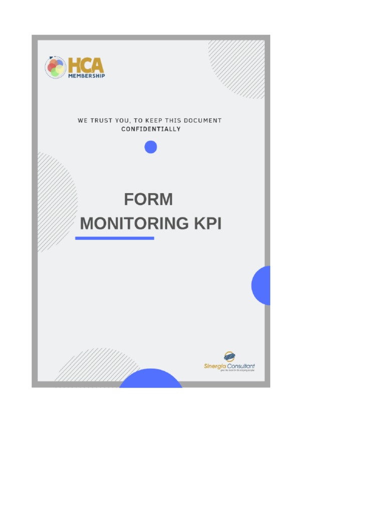 Form Monitoring KPI | PDF | Business | Economies