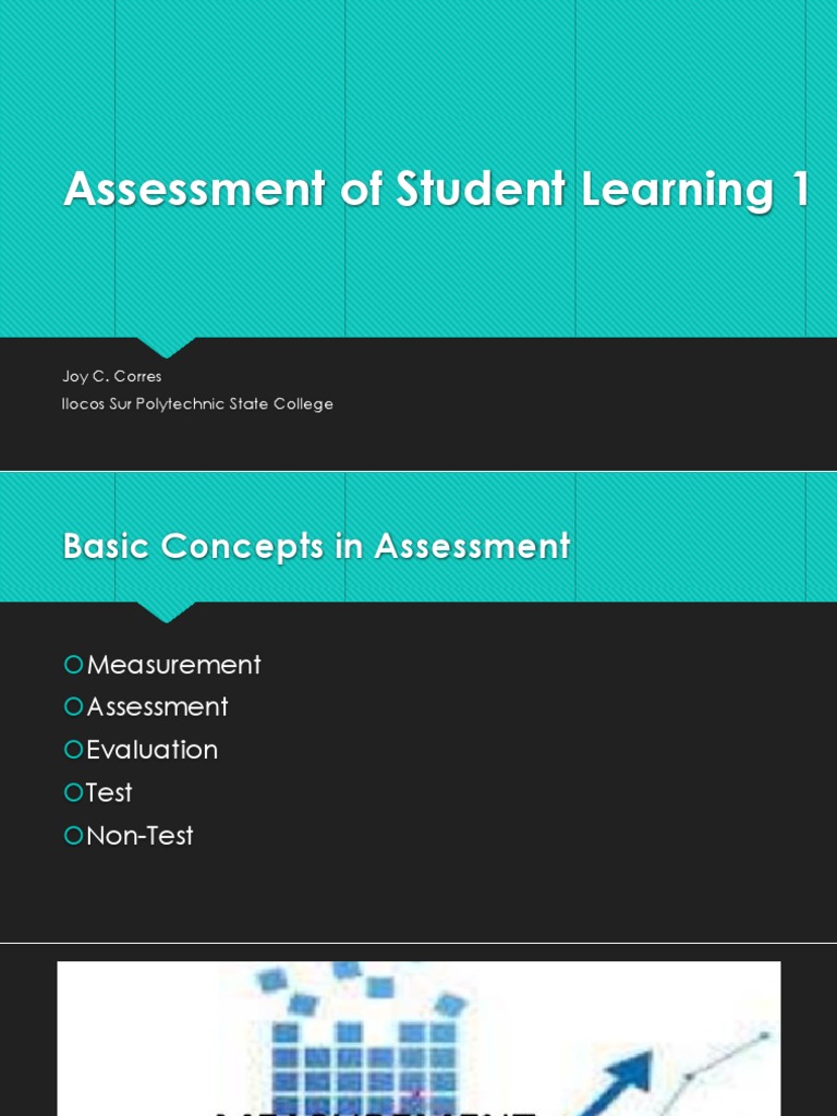 Assessment of Student Learning | PDF