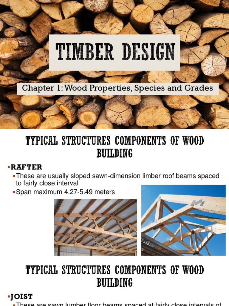 Chapter 1: Wood Properties, Species and Grades | PDF | Lumber | Beam ...