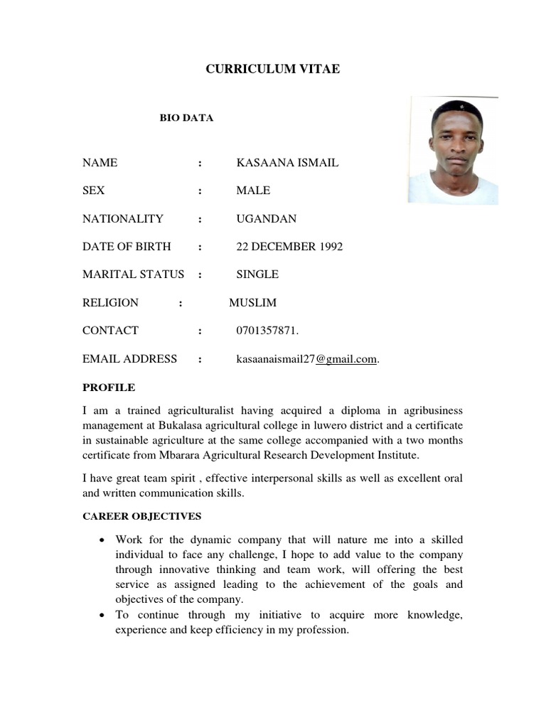 Isma CV | PDF | Agriculture | Cognition