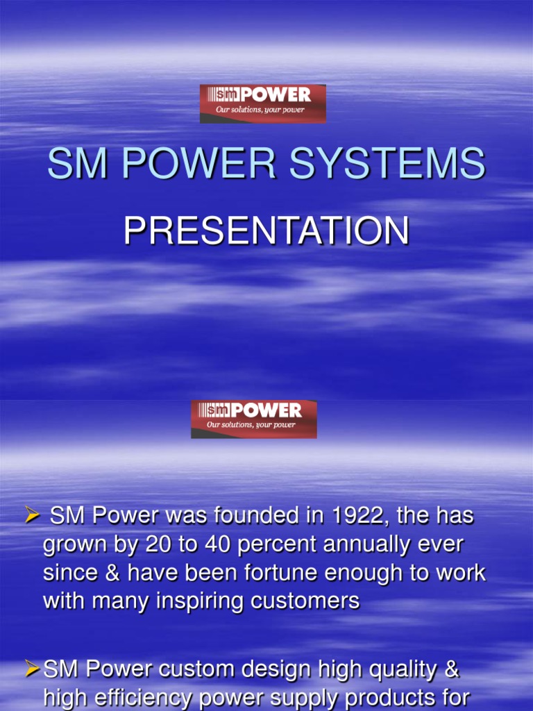 SM Power | PDF