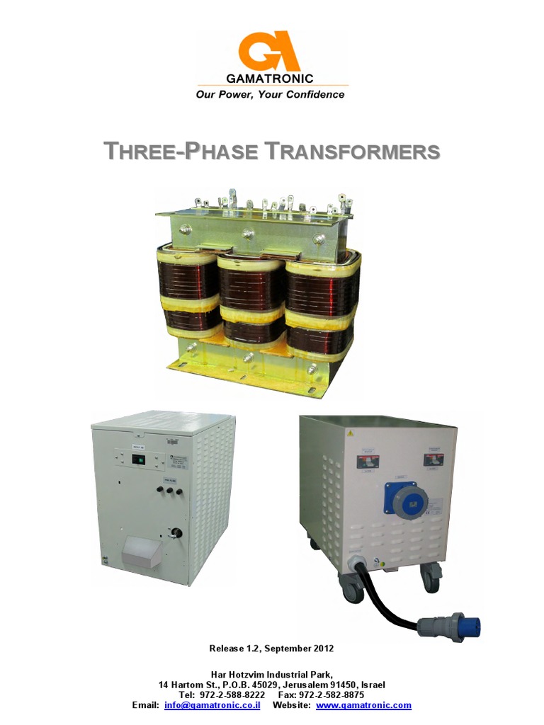 Three Phase Transformers | PDF | Transformer | Inductor