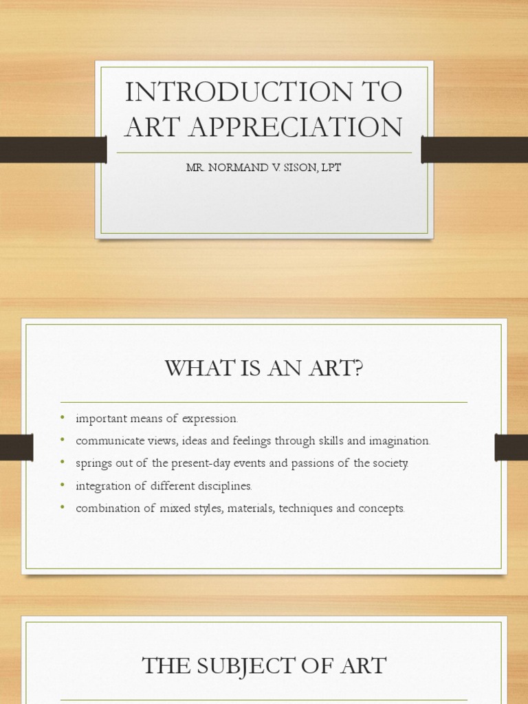 Art Appreciation | PDF | Color | Paintings